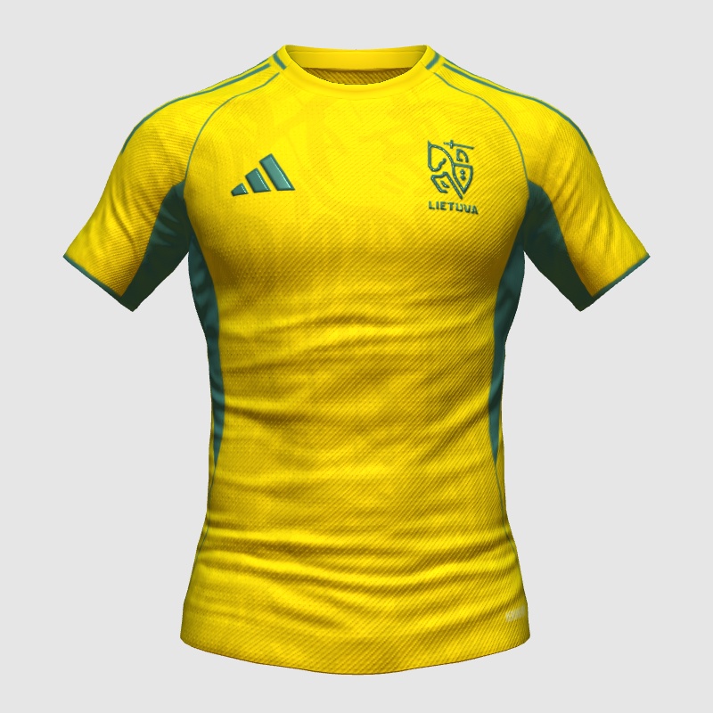 Lithuania x Adidas Home Concept Kit - FIFA Kit Creator Showcase