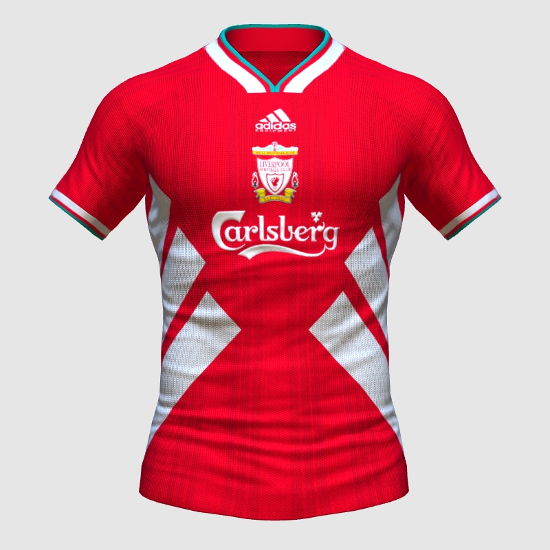 Liverpool x Adidas - 1993/1994 - Retro - FIFA Kit Creator Showcase