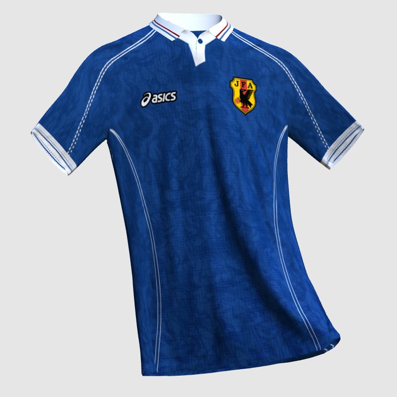 1998 Japan Home Kit ReDesign (MicaelBadDesigner) - FIFA Kit Creator ...