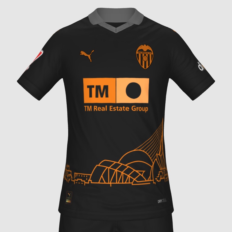 Valencia away concept - FIFA Kit Creator Showcase