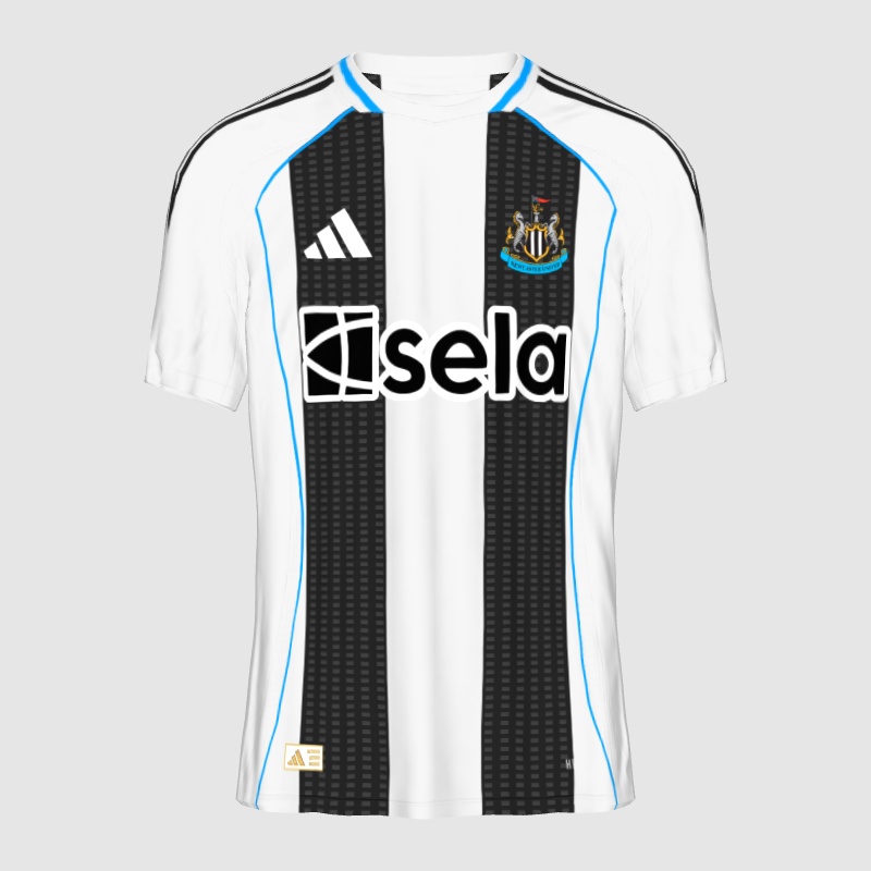 Newcastle United 2025/26 Shirt Concept - FIFA Kit Creator Showcase