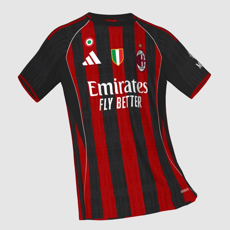 Ac milan adidas home kit concept - FIFA Kit Creator Showcase