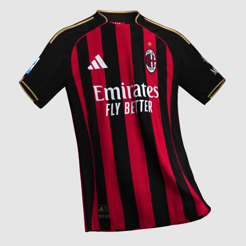 AC Milan X Adidas 25 26 Home FIFA Kit Creator Showcase ac-milan-x-adidas-25-26-home-fifa-kit-creator-showcase