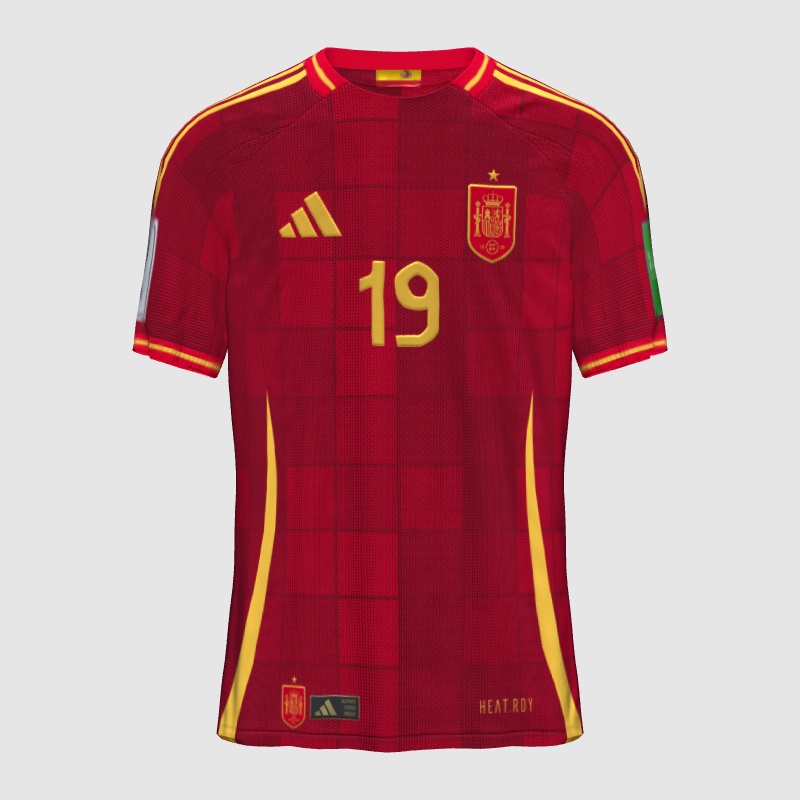 Spain x Adidas - FKC Nations 2025 - 1) Home Kit - FIFA Kit Creator Showcase