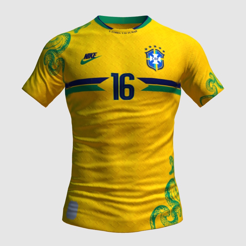 Brazil x Nike Home/FEB Special Kit - Arthdesignbr - FIFA Kit Creator ...