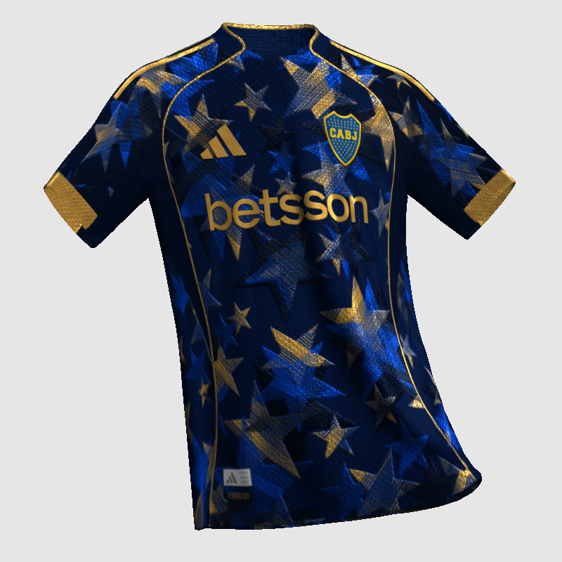 BOCA JUNIORS 3RD KIT ''STAR PATTERN''-ADIDAS - FIFA Kit Creator Showcase