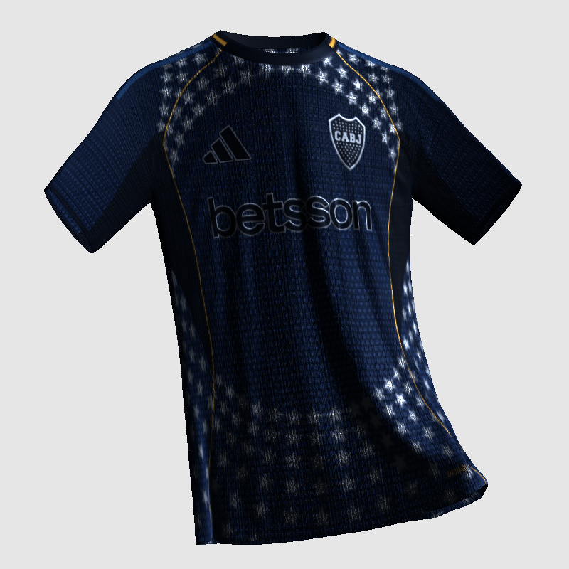 BOCA JUNIORS ''STARS PATTERN'' CONCEPT-ADIDAS - FIFA Kit Creator Showcase