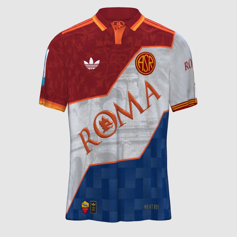 Roma x Adidas - FKC Serie A - 4) Prematch Kit - FIFA Kit Creator Showcase