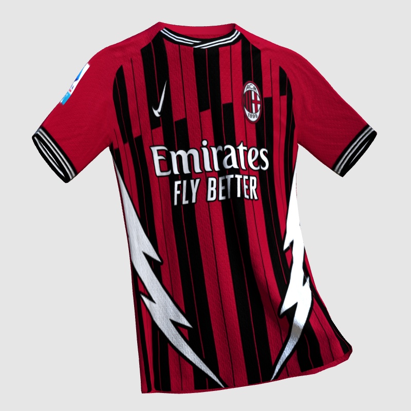 AC Milan X Nike Home Kit (MicaelBadDesigner) - FIFA Kit Creator Showcase