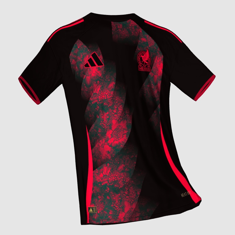 Mexico National Team Black Kit 2025 - FIFA Kit Creator Showcase