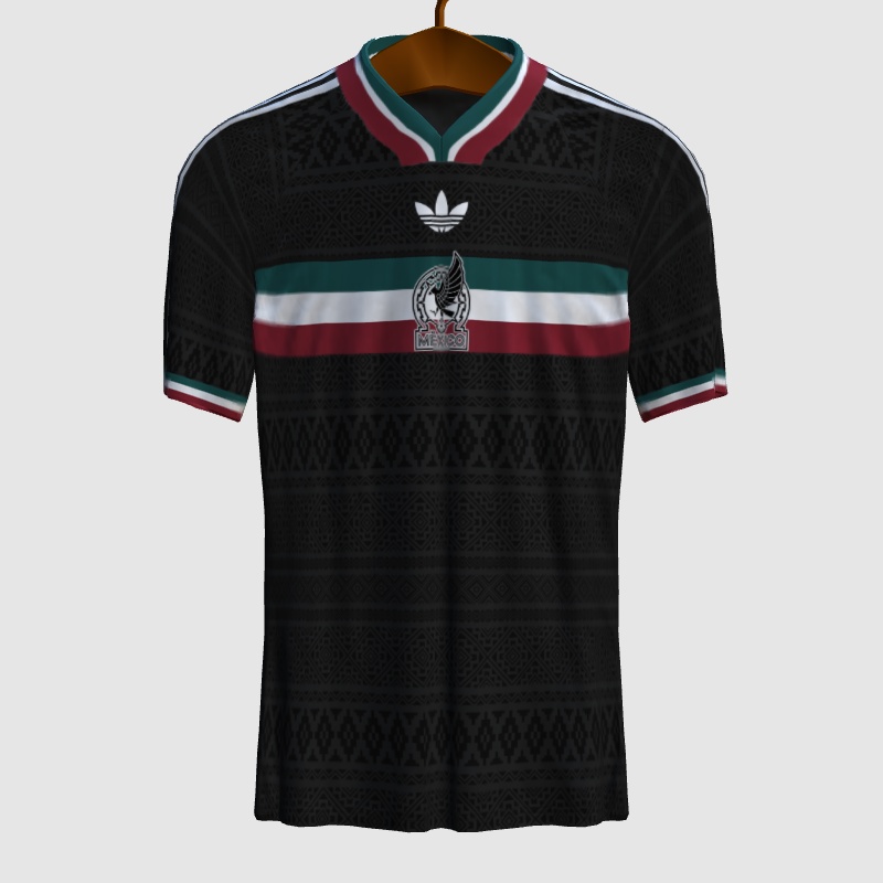 Mexico National Team Black Kit - FIFA Kit Creator Showcase