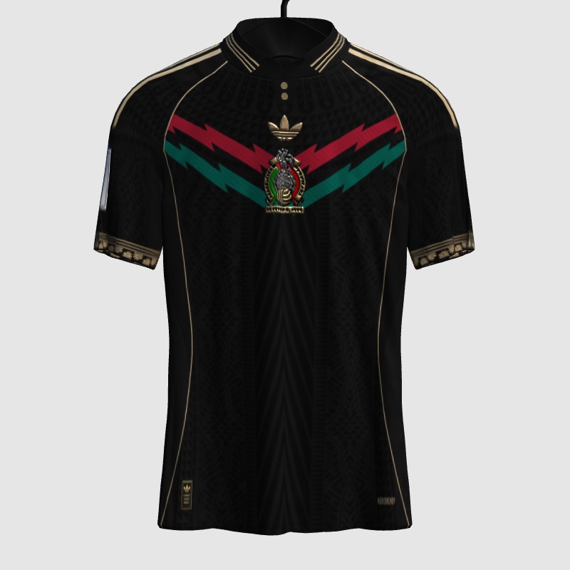 Mexico concept black away kit - FIFA Kit Creator Showcase