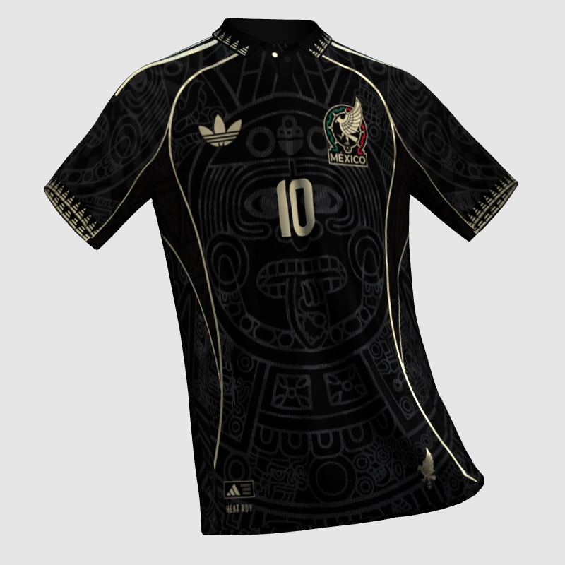 Mexico National Team Black Kit - FIFA Kit Creator Showcase