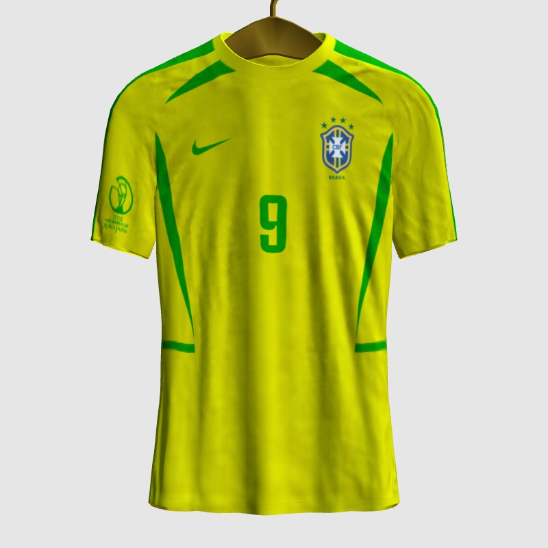 2002 Brazil Home Kit - FIFA Kit Creator Showcase