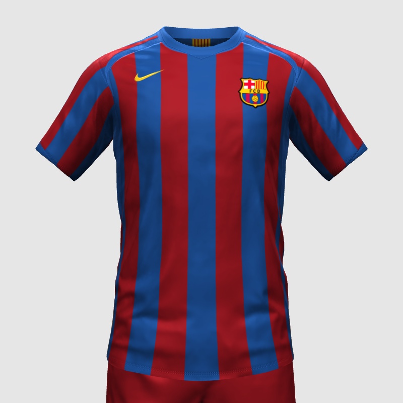 FC Barcelona 2005-06 nike kit - FIFA Kit Creator Showcase
