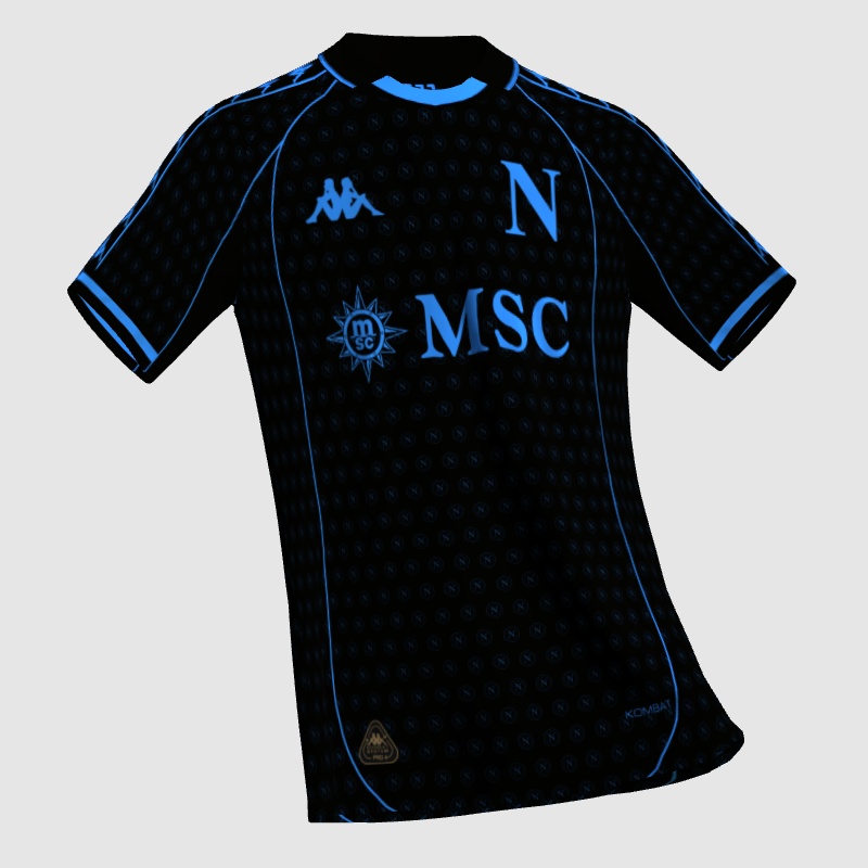 SSC Napoli X Kappa 2025/26 Away Kit Concept - FIFA Kit Creator Showcase