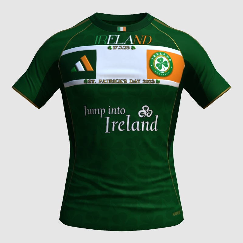 Ireland X St. Patrick's Day X Adidas 2025 Kit - FIFA Kit Creator Showcase