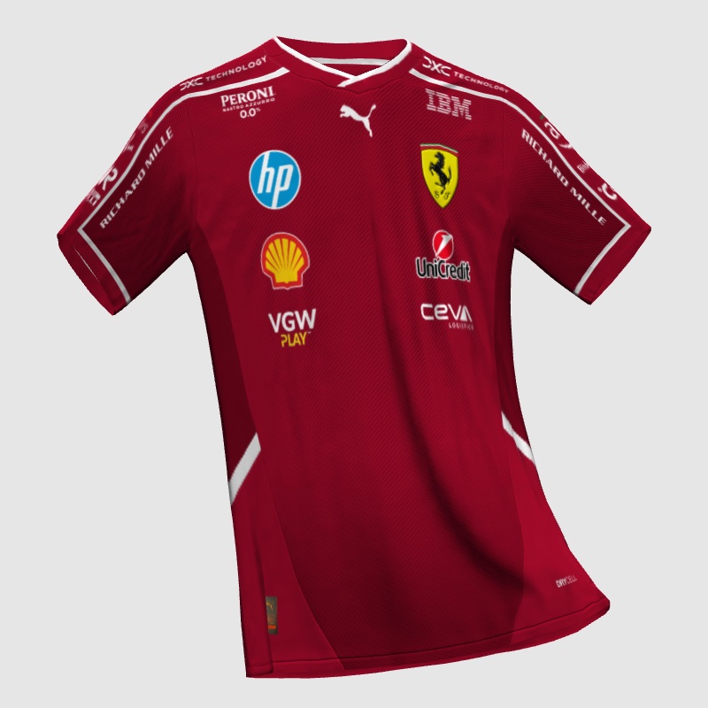 Scuderia Ferrari Home 2025 - gab.kits - FIFA Kit Creator Showcase