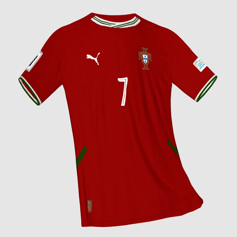 Portugal 2026 World cup Home custom kit - FIFA Kit Creator Showcase