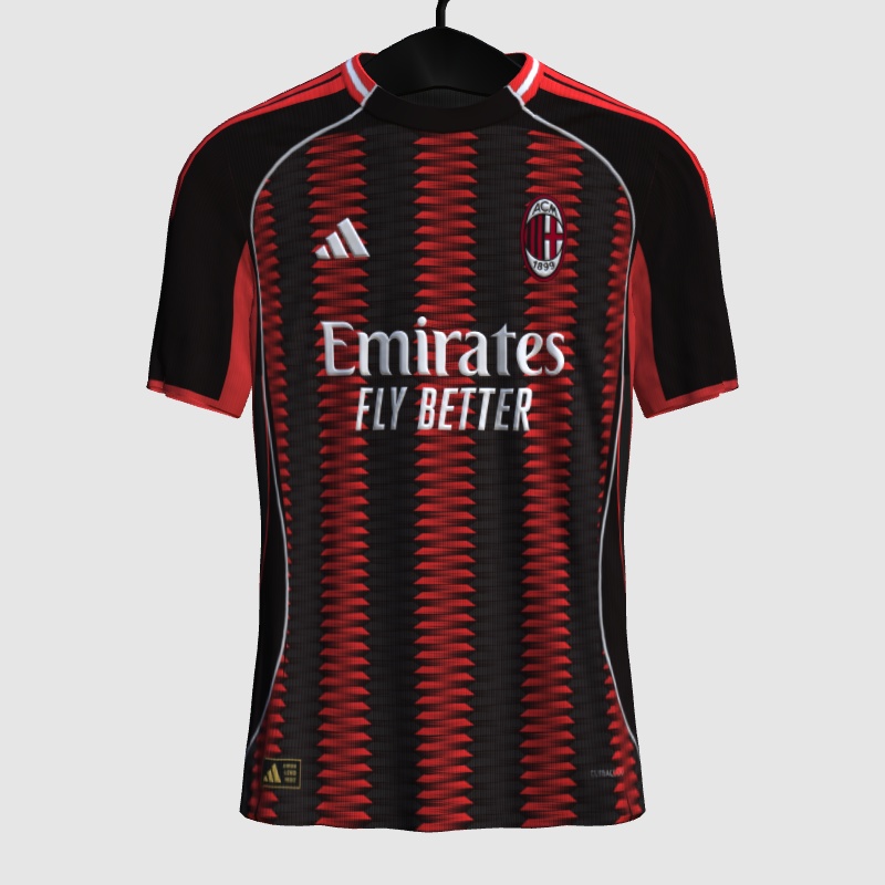 AC Milan x Adidas 26/27 Home kit Concept | 4adrian - FIFA Kit Creator ...