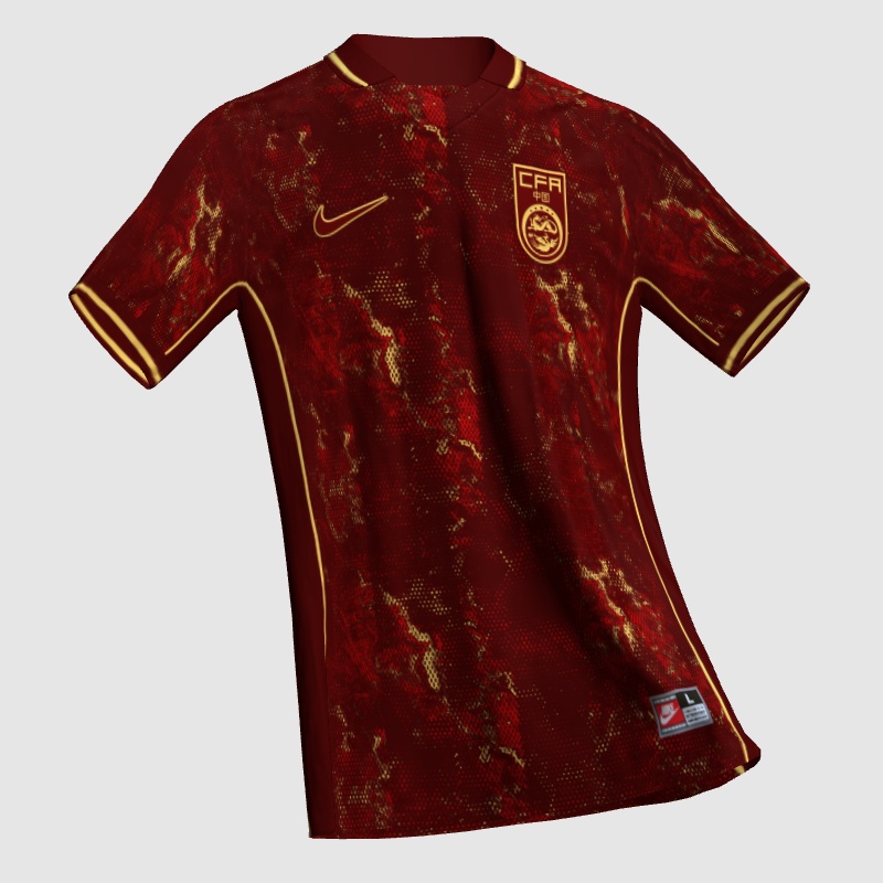 China home kit concept v2 - FIFA Kit Creator Showcase