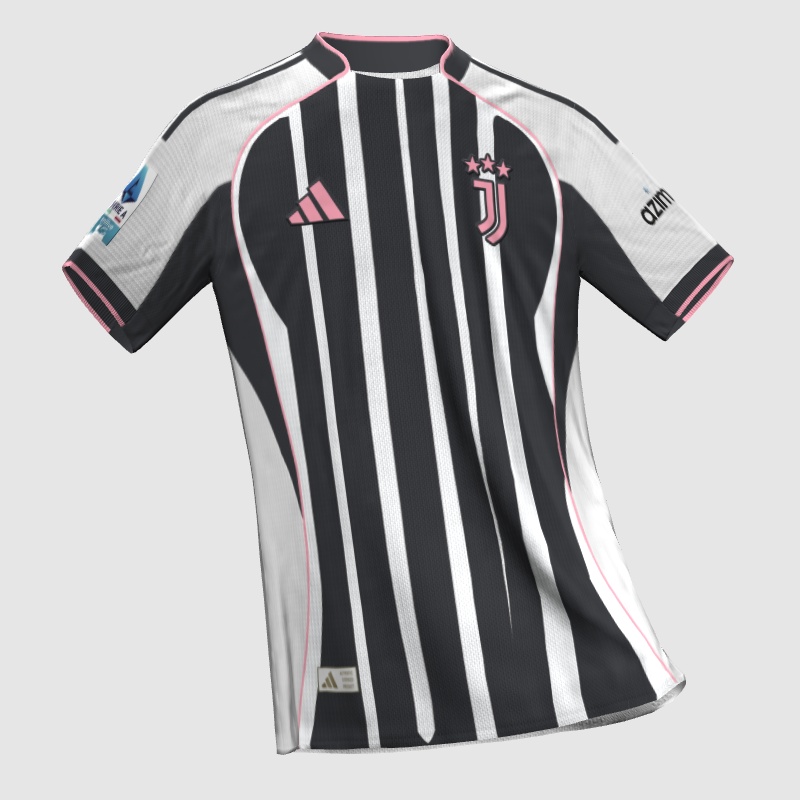 Juve 25/26 Home Kit concept in the style of Inter - FIFA Kit Creator ...