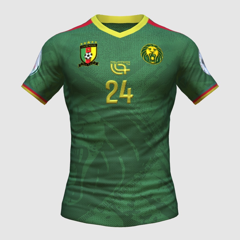 Cameroon AFCON 2025 Home Kit - FIFA Kit Creator Showcase