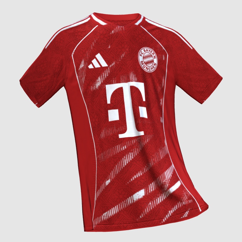 Bayern Munich x Adidas 25/26 Home Kit Concept - FIFA Kit Creator Showcase