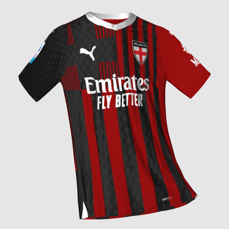 AC Milan First Kit - FIFA Kit Creator Showcase