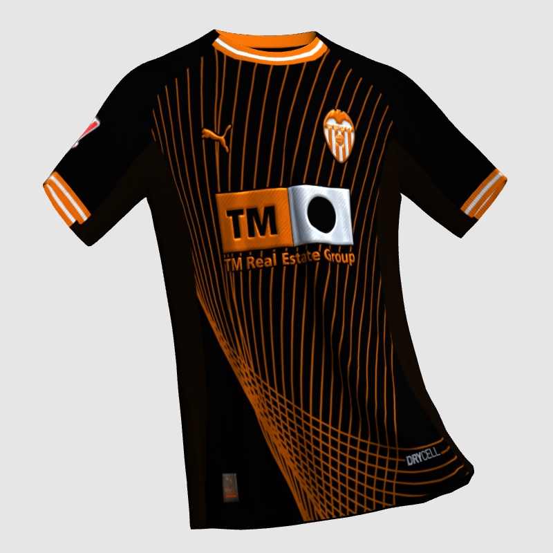 Valencia CF 25-26 Away Kit Concept - FIFA Kit Creator Showcase