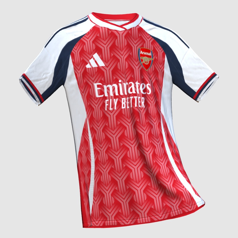 Arsenal Home Kit 25/26 - FIFA Kit Creator Showcase