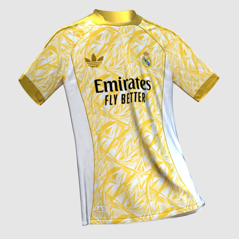 REAL MADRID 25/26 KIT. PLAYER NAME Mbappé. - FIFA Kit Creator Showcase