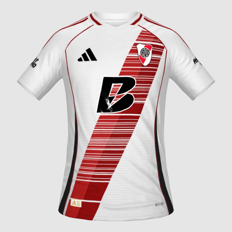 Adidas River Plate 25-26 Home Kit - FIFA Kit Creator Showcase