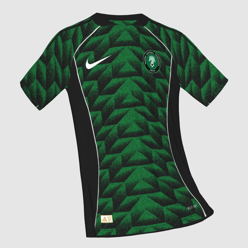 Nigeria "World Cup '26" Retro Concept Jersey - FIFA Kit Creator Showcase