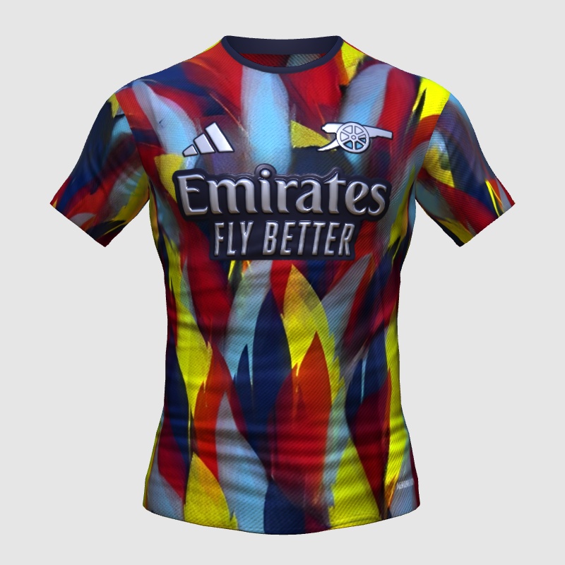 Arsenal 25/26 Pre-Match Shirt - FIFA Kit Creator Showcase