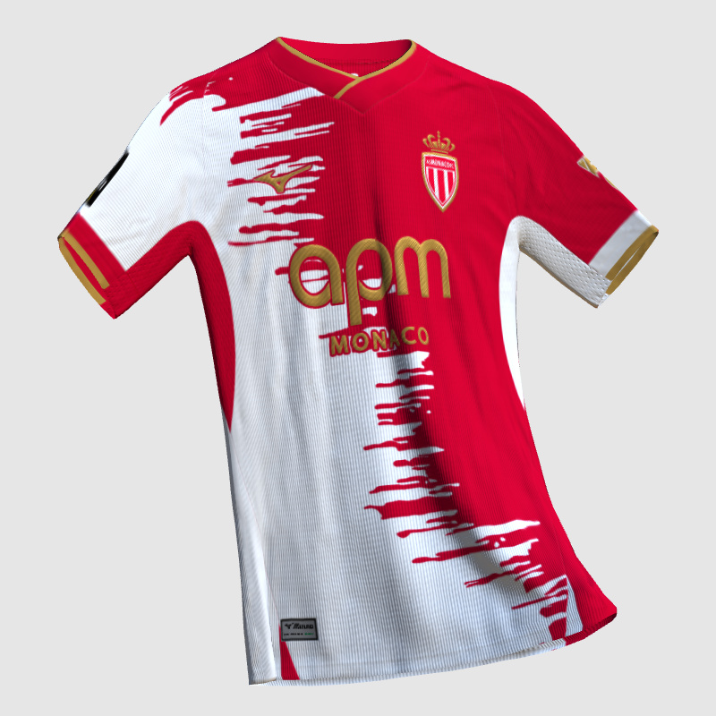 AS Monaco 25/26 Home Concept - FIFA Kit Creator Showcase