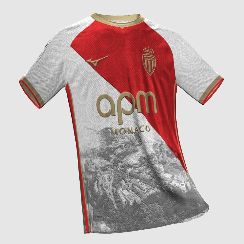 Monaco 25/26 Mizuno Kit - concept - FIFA Kit Creator Showcase