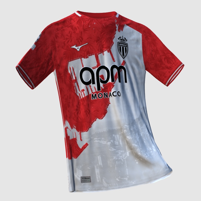 AS Monaco FC X Mizuno Home Kit Concept - FIFA Kit Creator Showcase