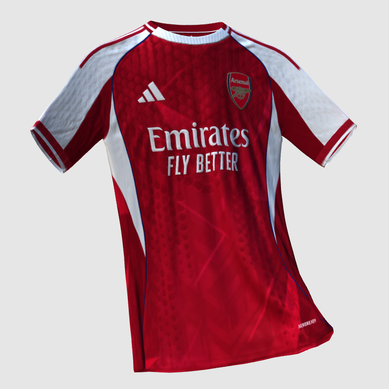 Arsenal 25/26 home kit fixed - FIFA Kit Creator Showcase