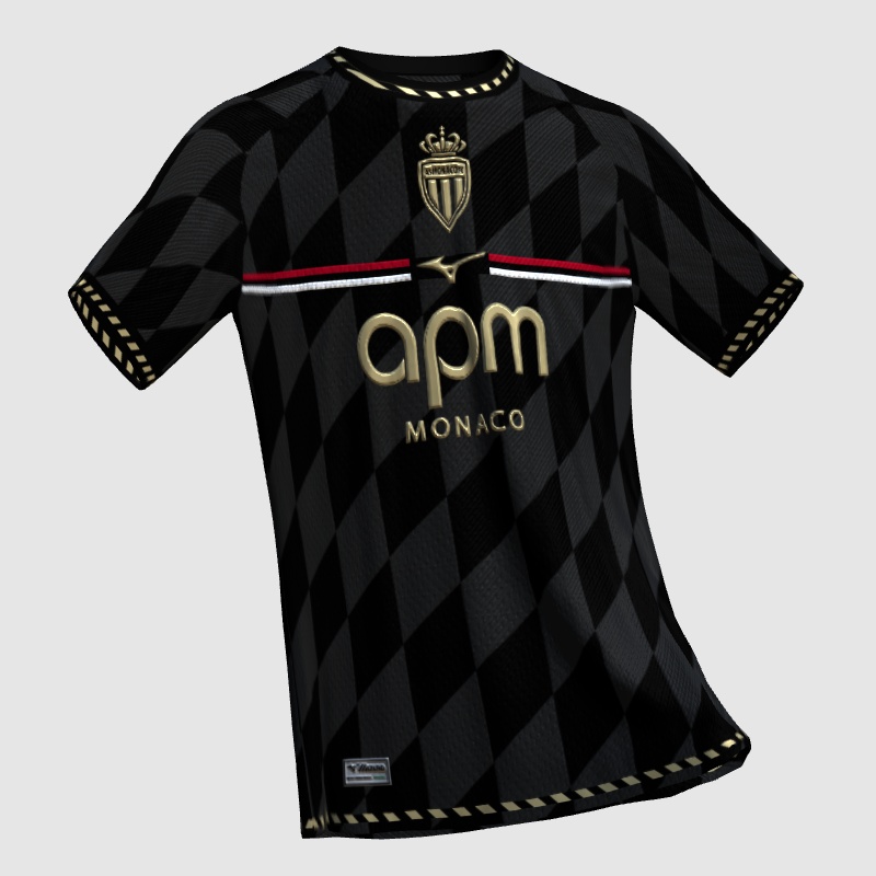 AS Monaco x Mizuno Third Kit Concept - FIFA Kit Creator Showcase