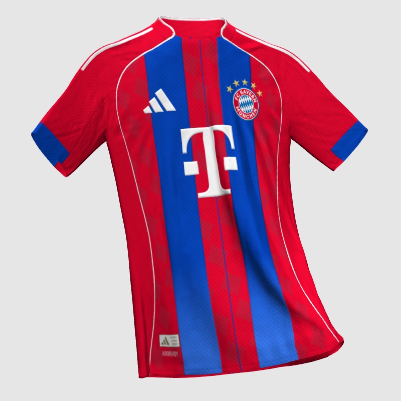 Bayern München 2025-26 home kit concept Adidas - FIFA Kit Creator Showcase
