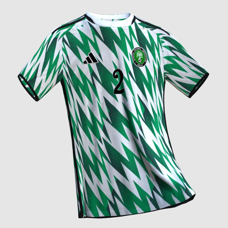 Nigeria Adidas Home - FIFA Kit Creator Showcase