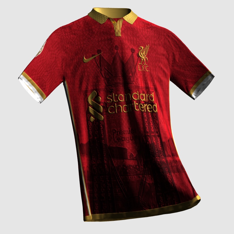 Liverpool 24/25 Champions kit - concept - FIFA Kit Creator Showcase