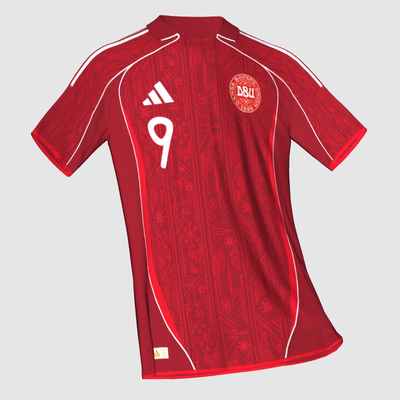 Adidas Denmark teamgeist inspired home kit concept - FIFA Kit Creator ...