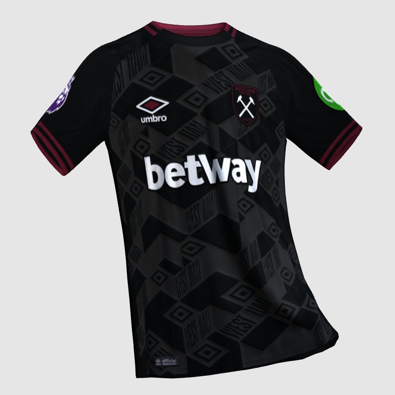 West Ham United 25/26 Home Concept Kit - FIFA Kit Creator Showcase
