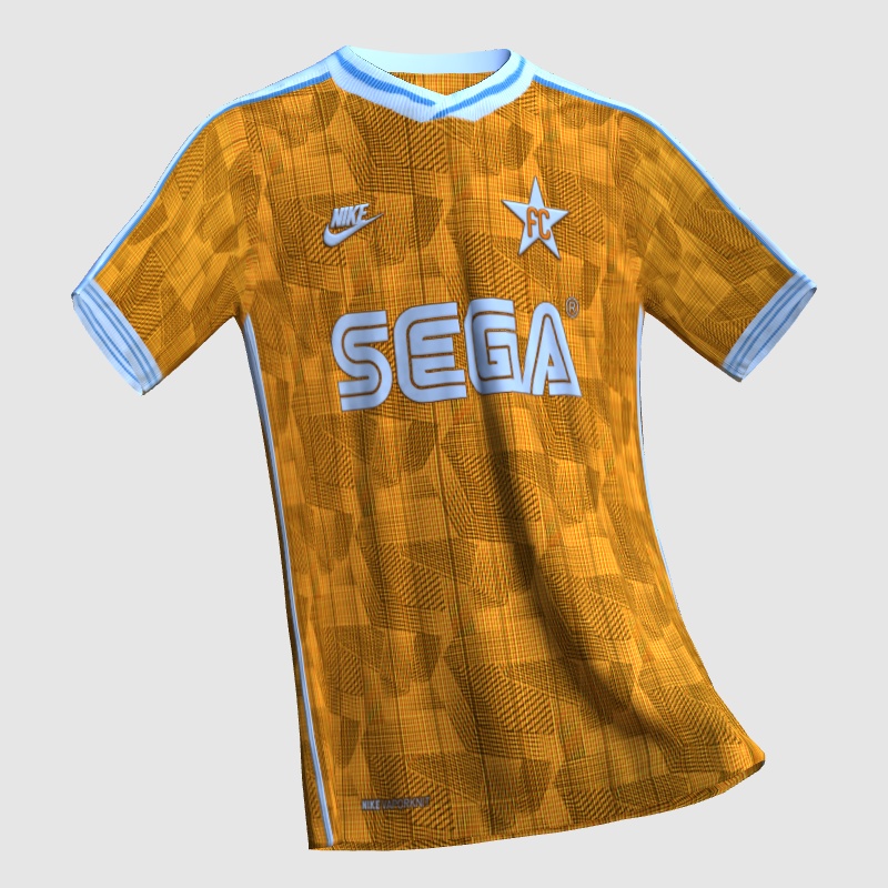 Star FC Orange Kit - FIFA Kit Creator Showcase