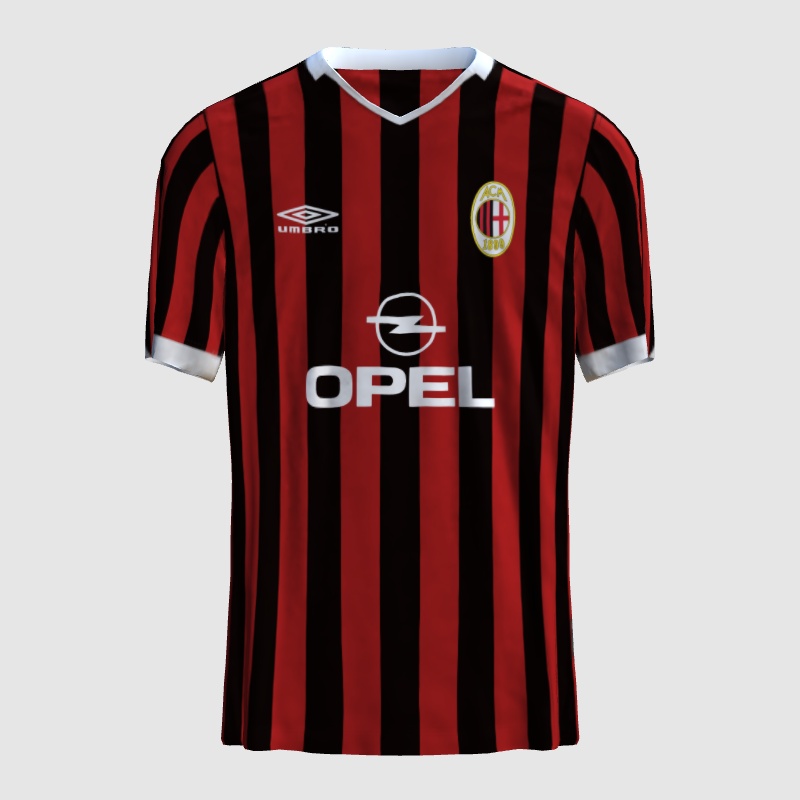AC Milan Retro Kit concept - FIFA Kit Creator Showcase