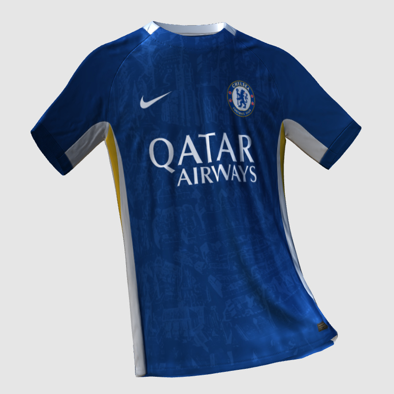 2025-26 Chelsea Home Kit Concept - FIFA Kit Creator Showcase