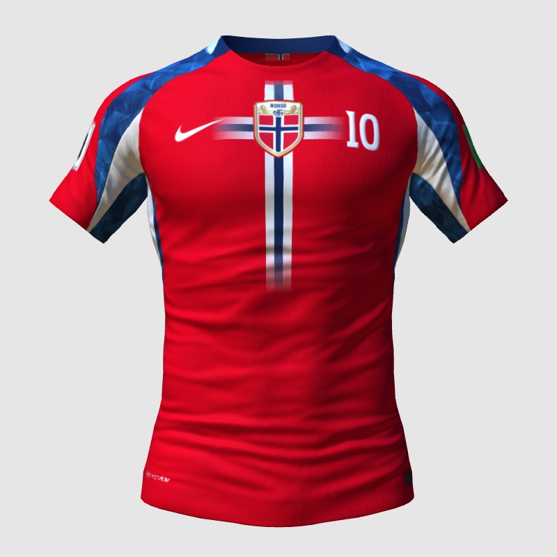 Norway Home kit concept WC 2026 - FIFA Kit Creator Showcase