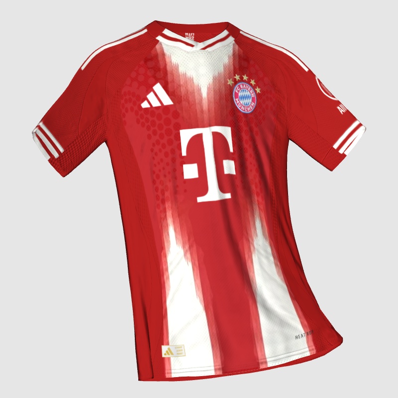 Adidas Bayern München 2025/26 home kit fixed - FIFA Kit Creator Showcase